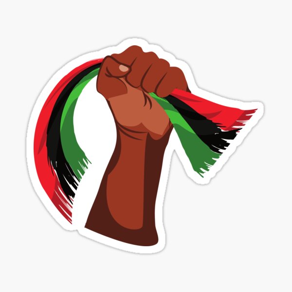 "Pan-African Flag" Sticker by ibrahim104 | Redbubble