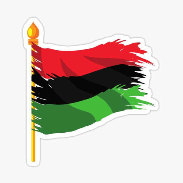 " Pan-African Flag" Sticker by ibrahim104 | Redbubble