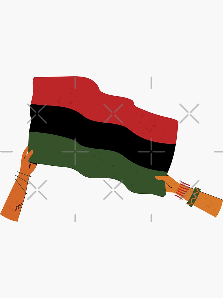 " Pan-African Flag" Sticker by ibrahim104 | Redbubble