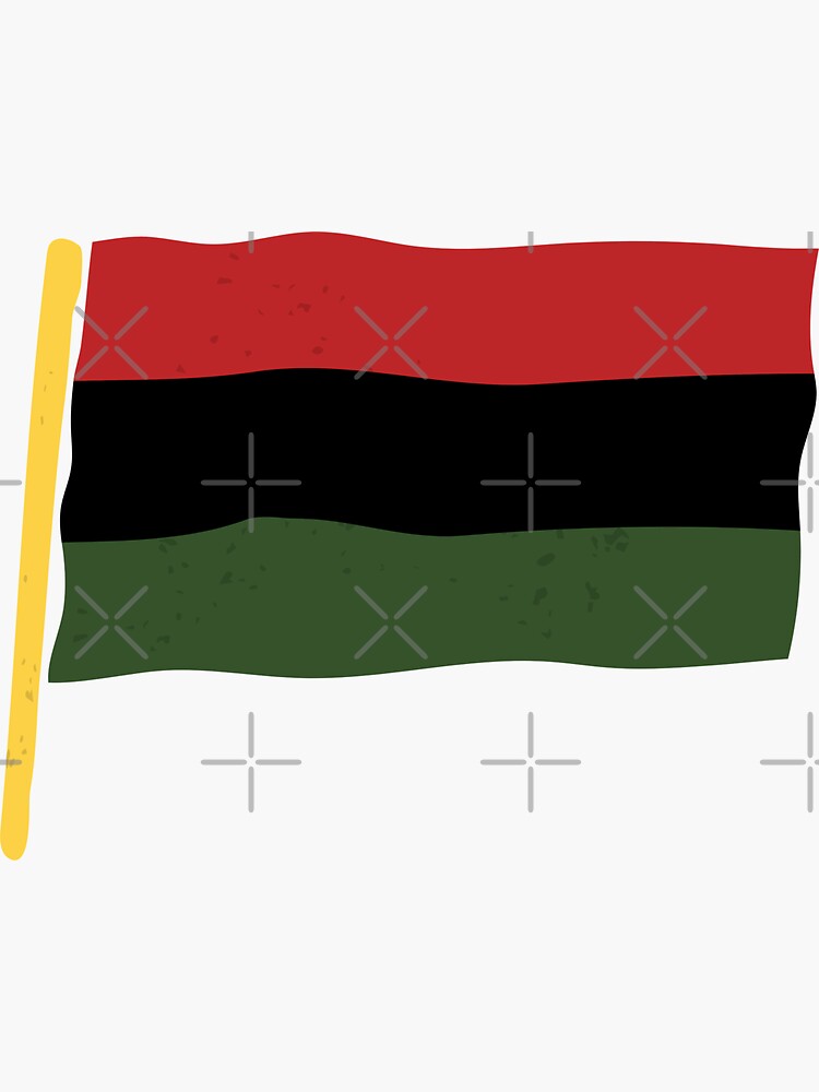 " Pan-African Flag" Sticker by ibrahim104 | Redbubble