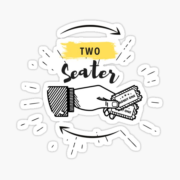 "Two Seater 2022 : two seater mens womens two seater funny arrows , for ...