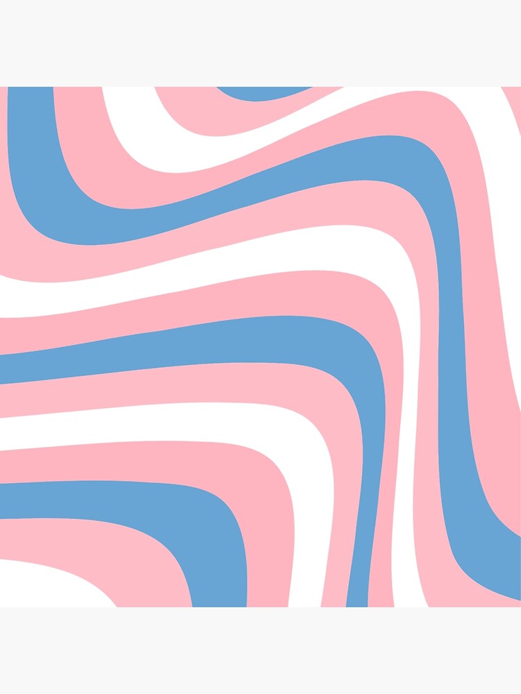 "Blue, White and Pink Swirl Inspired by the Transgender Pride Flag ...