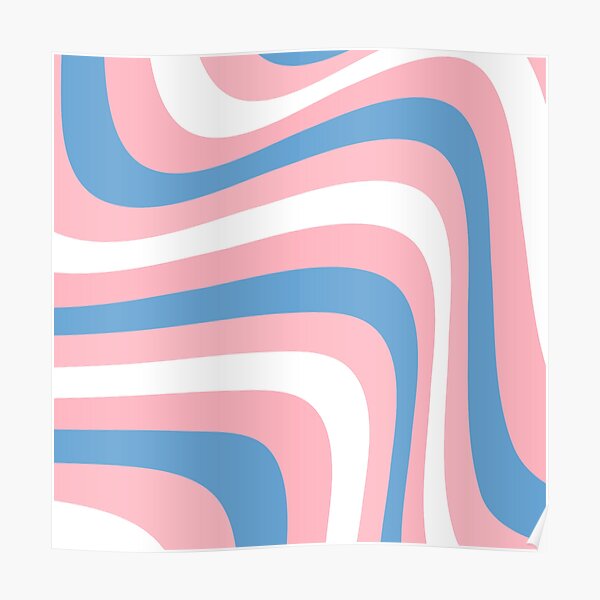 "Blue, White and Pink Swirl Inspired by the Transgender Pride Flag ...