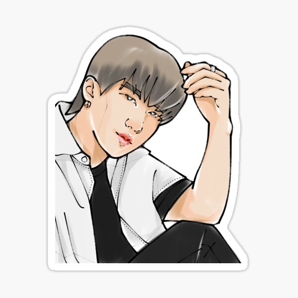 "Changbin" Sticker for Sale by cnderblocked | Redbubble