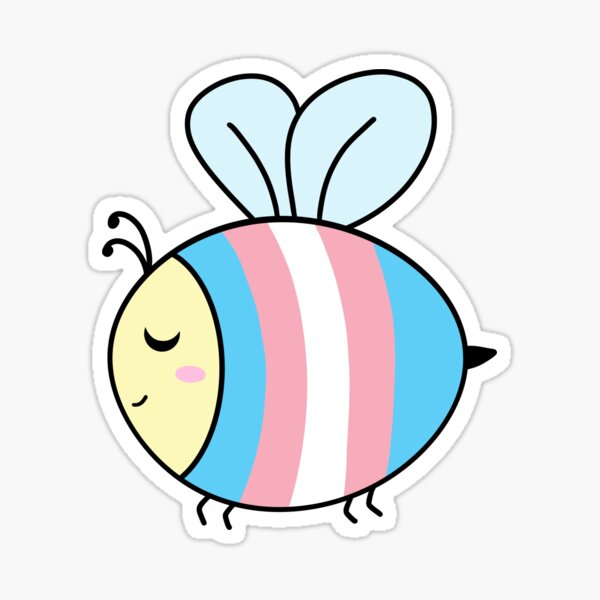 "Transbee" Sticker for Sale by Soyscrafts | Redbubble
