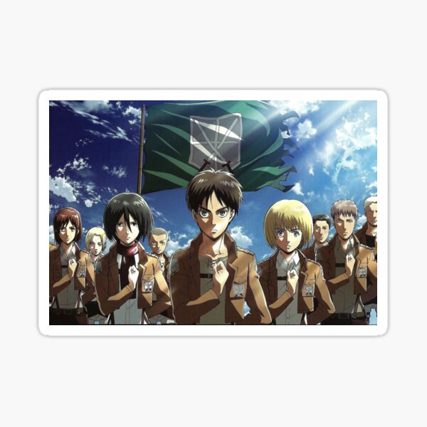 "snk anime mask" Sticker by Obonheur | Redbubble