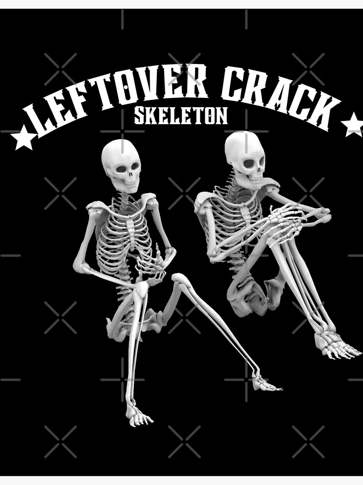 "leftover crack shirt" Sticker for Sale by MeryemAmrane | Redbubble