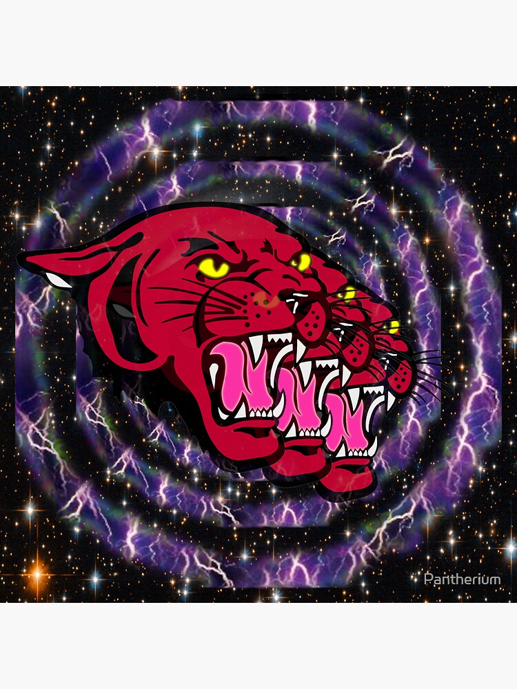 "Space PantheRRR" Sticker for Sale by Pantherium | Redbubble