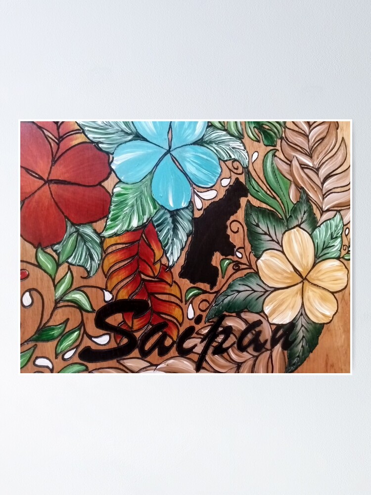 "SAIPAN, MARIANA ISLANDS, FMG6966, GUAM, STORYBOARD," Poster for Sale ...