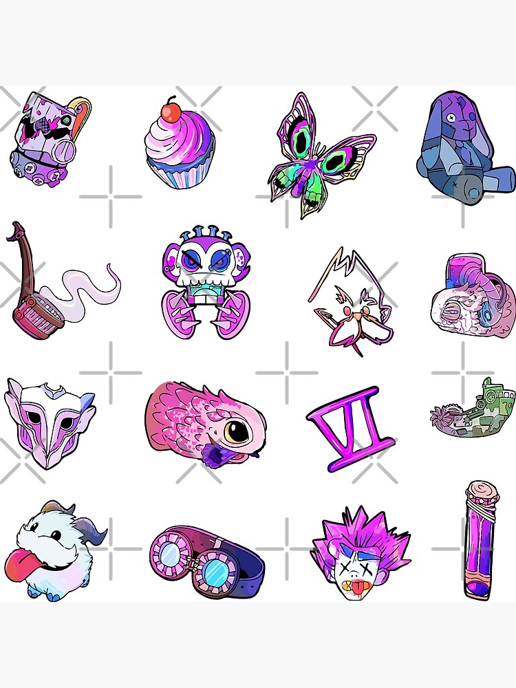 "Arcane Doodles Icon Pack" Poster by TheSkorpBrush | Redbubble