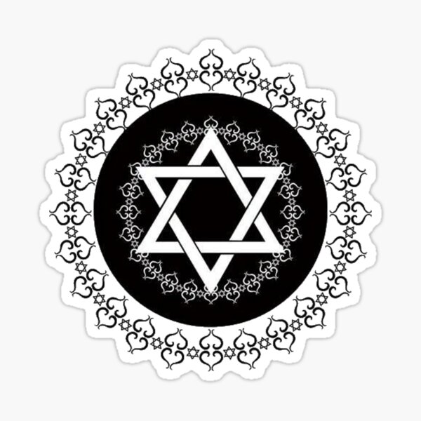 "Star of David - Magen David" Sticker for Sale by EinsamerBaum | Redbubble