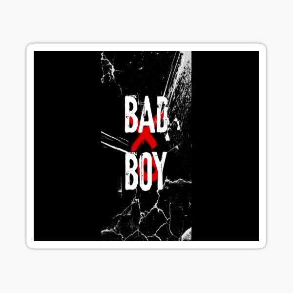 "Bad Boy" Sticker by Firetree | Redbubble