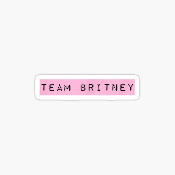 "Team Britney" Sticker by botees | Redbubble