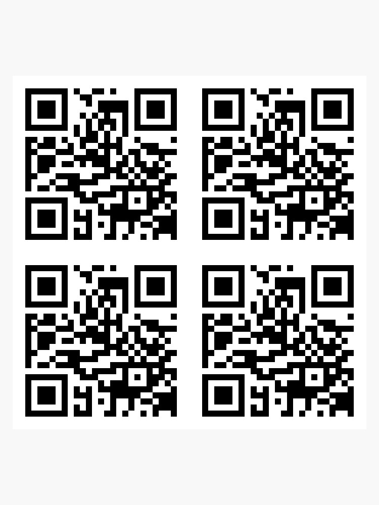 "Ok.. who asked tho? 4 Qr codes" Sticker for Sale by VojtaCe | Redbubble