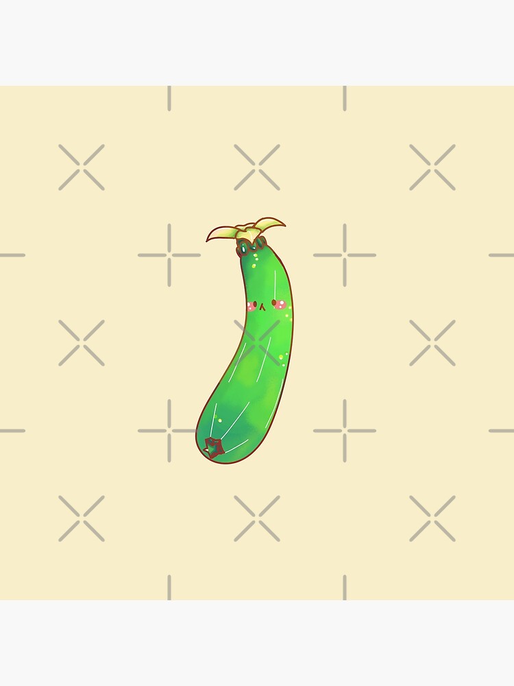 "adorable cute cucumber with kawaii face" Poster by TheRealBonk | Redbubble