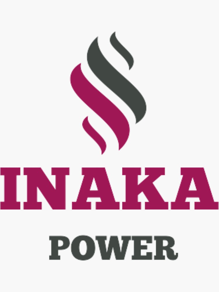 "INAKA POWER " Sticker by pixxahome | Redbubble