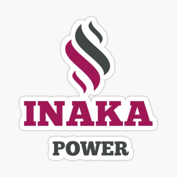 "INAKA POWER " Sticker by pixxahome | Redbubble