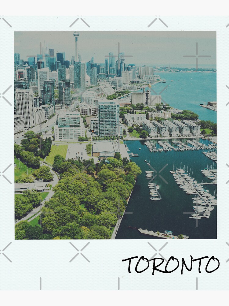 "Toronto Vintage Film White Frame Souvenir" Sticker for Sale by ...
