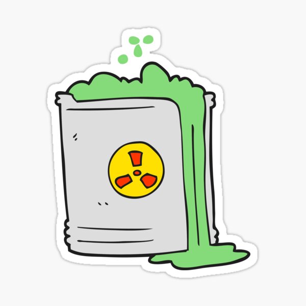 "Nuclear Substance" Sticker for Sale by peczelyt | Redbubble