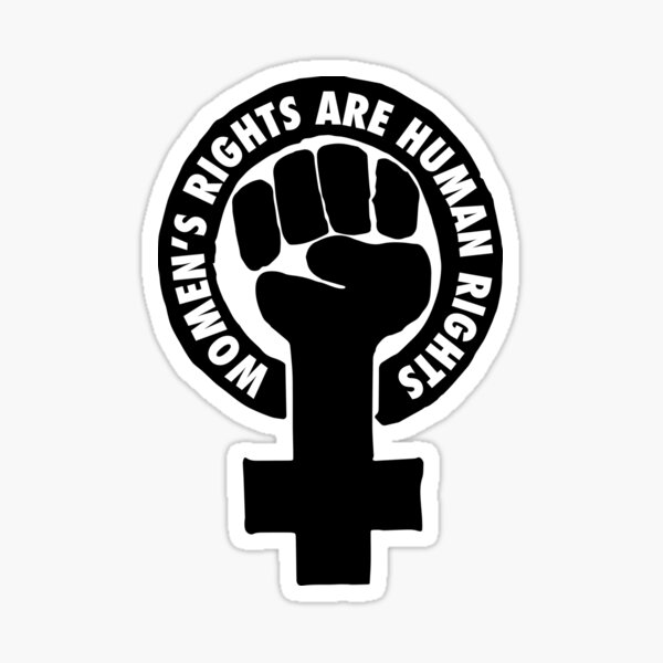 "Women's Rights" Sticker for Sale by jmaefitz | Redbubble