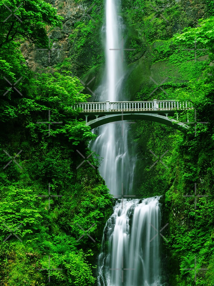 "Multnomah Falls Columbia River Gorge Oregon" Sticker for Sale by ...