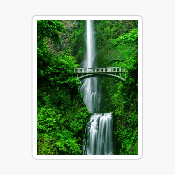 "Multnomah Falls Columbia River Gorge Oregon" Sticker for Sale by ...