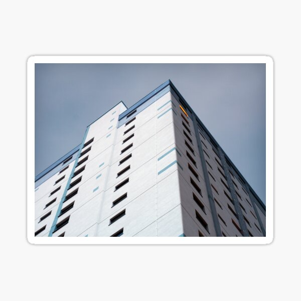 "001 Cwmbran Tower Block" Sticker for Sale by pcroxford | Redbubble
