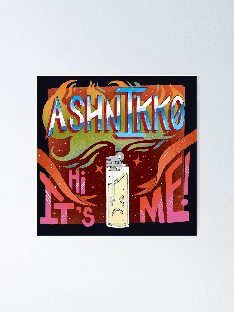 "Ashnikko" Poster for Sale by Twiver | Redbubble