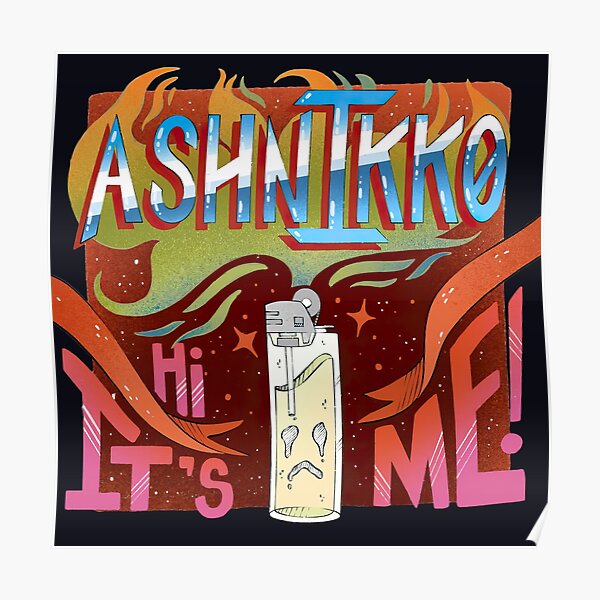 "Ashnikko" Poster for Sale by Twiver | Redbubble