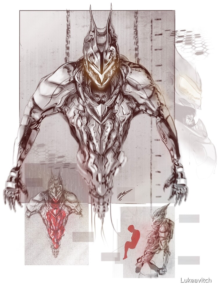 "Armoured Suit Merge" Poster for Sale by Lukeavitch | Redbubble