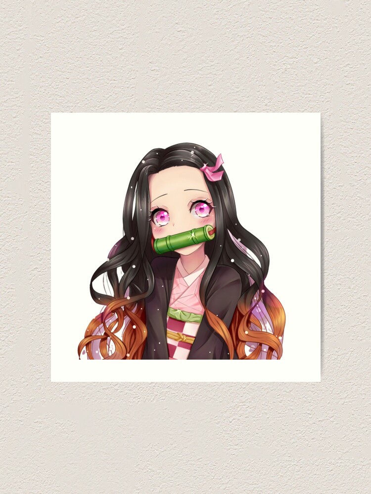 "Nezuko-chan demon slayer" Art Print by new2art | Redbubble