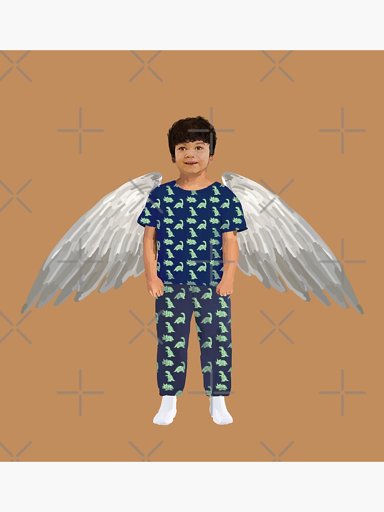 "Young Lucifer with dinosaur pyjamas" Poster by CocoCat38 | Redbubble