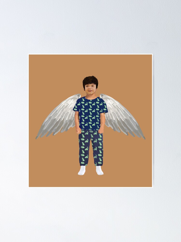 "Young Lucifer with dinosaur pyjamas" Poster by CocoCat38 | Redbubble