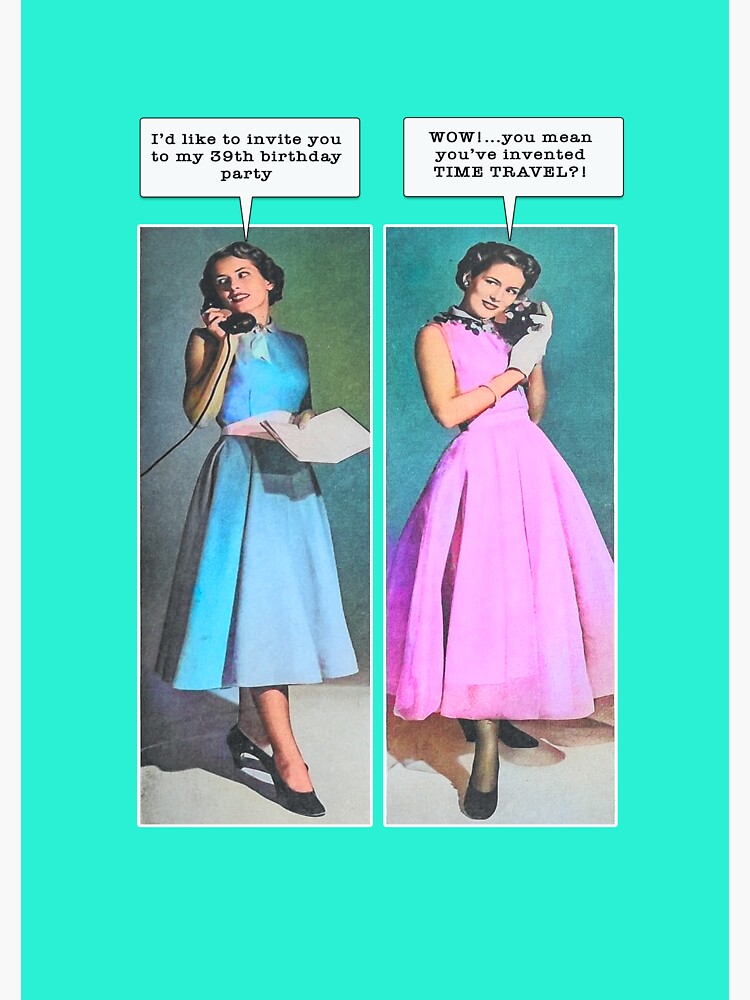 "very funny retro card" Sticker for Sale by alanpicton | Redbubble