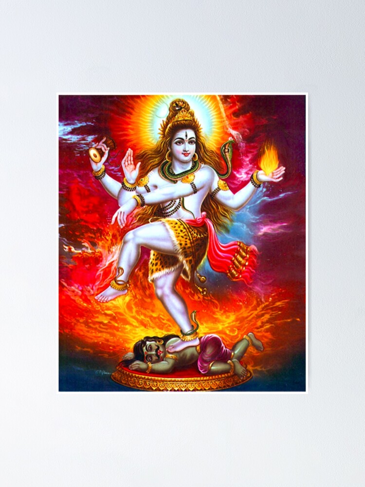 "Natraj - Shiva Avatar " Poster by symbolikas | Redbubble
