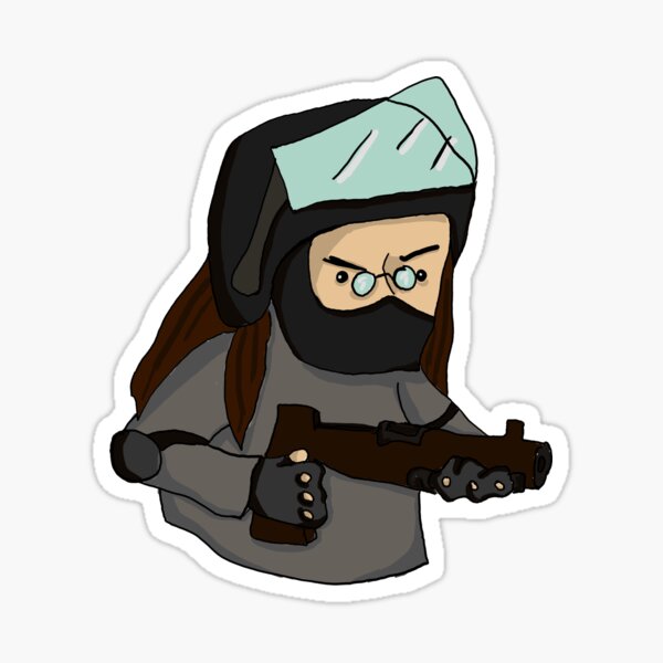 "Commando" Sticker by Thebest0f | Redbubble