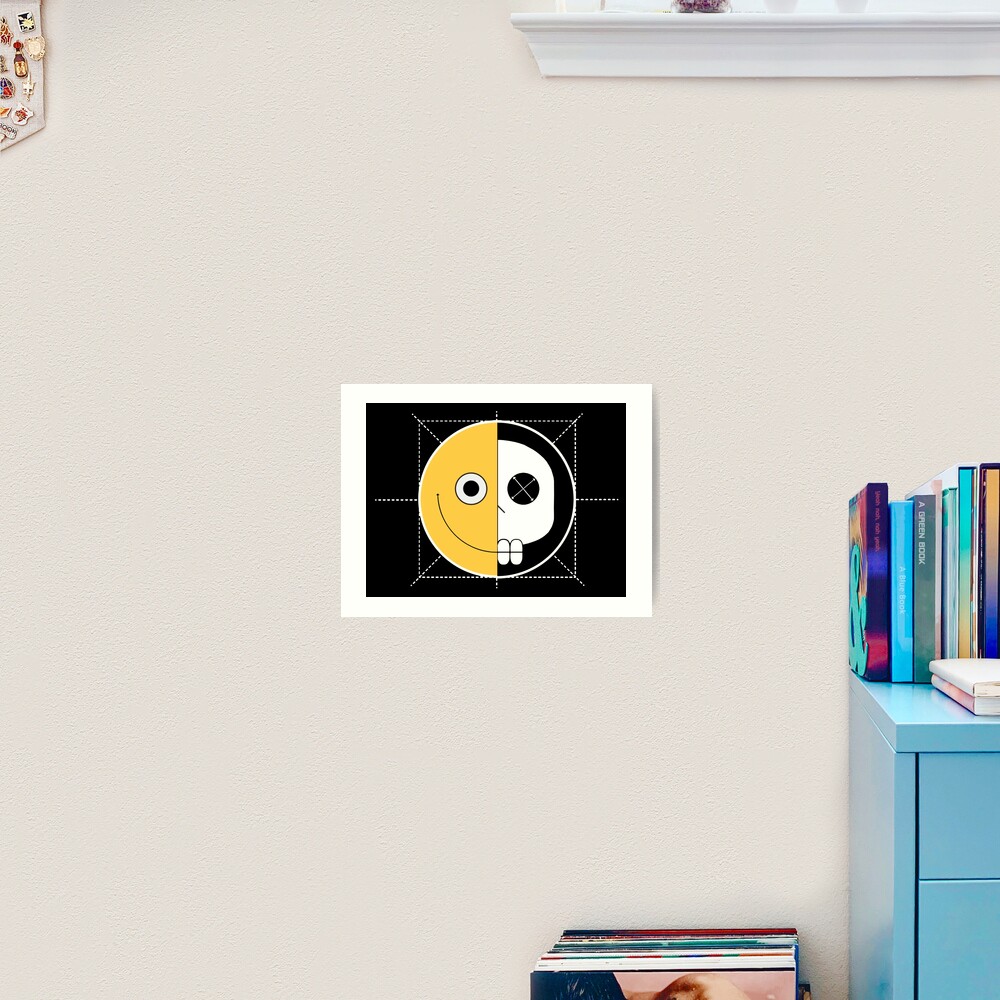 "Anatomy of a smiley face " Art Print for Sale by BeilMaro | Redbubble
