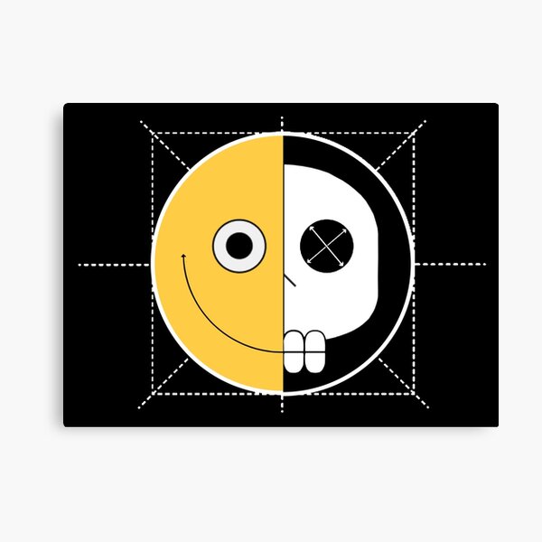 "Anatomy of a smiley face " Canvas Print for Sale by BeilMaro | Redbubble
