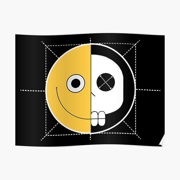 "Anatomy of a smiley face " Poster by BeilMaro | Redbubble
