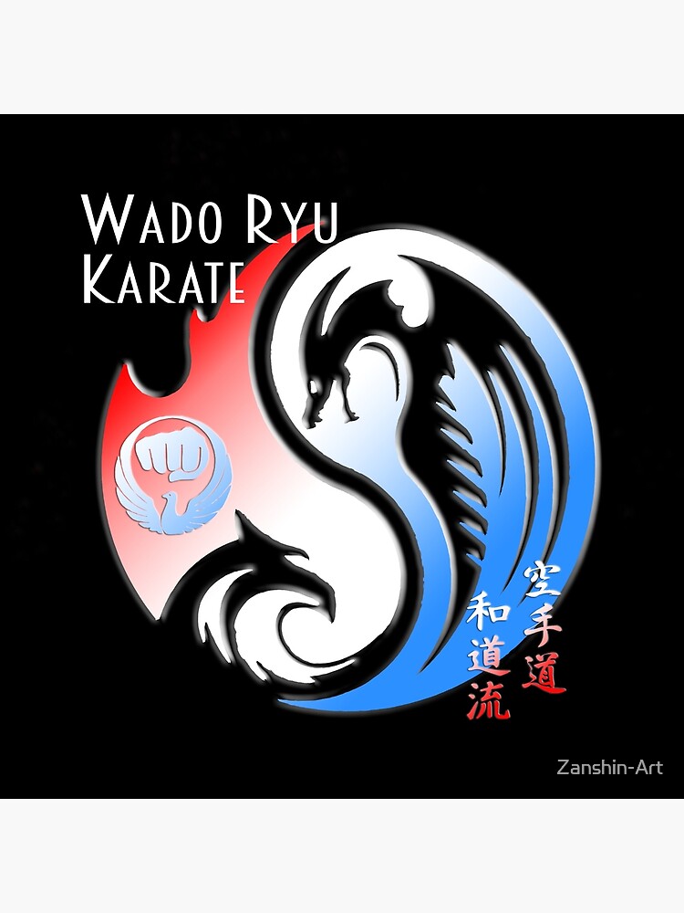 "Wado Ryu Karate Combat Martial Arts Budo Design" Poster by Zanshin-Art ...