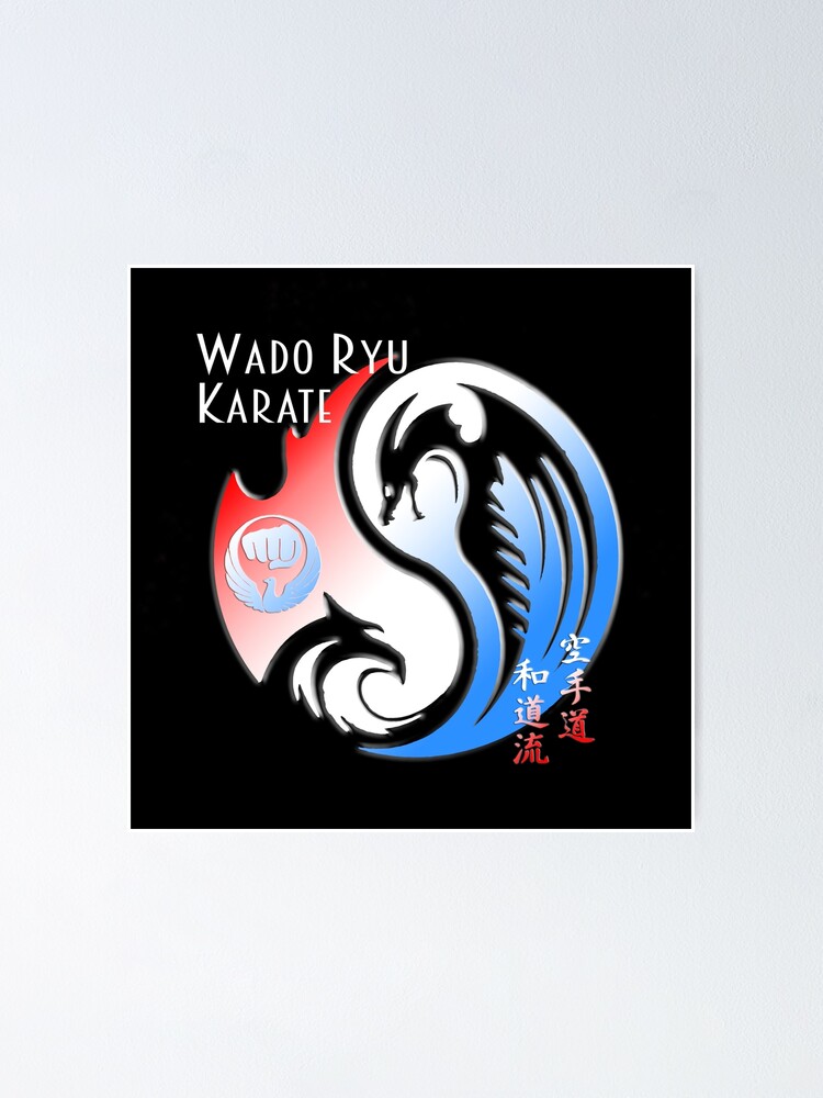"Wado Ryu Karate Combat Martial Arts Budo Design" Poster by Zanshin-Art ...