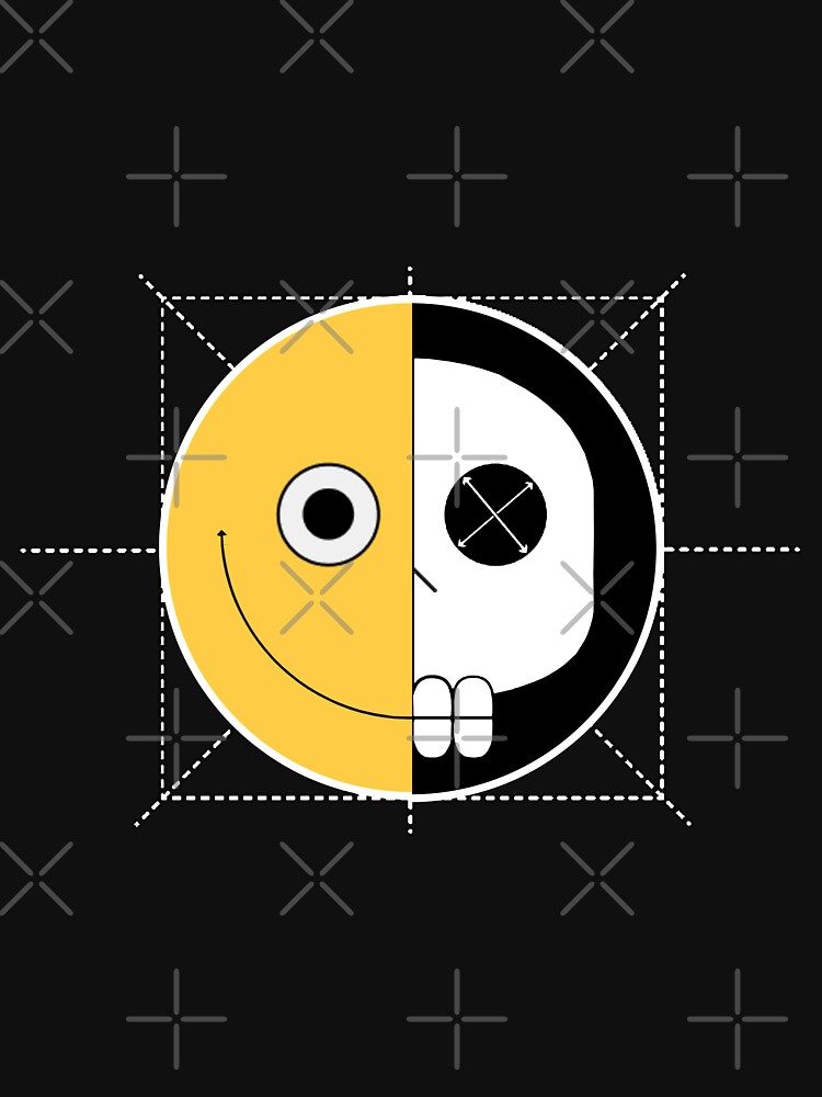 "Anatomy of a smiley face " T-shirt by BeilMaro | Redbubble