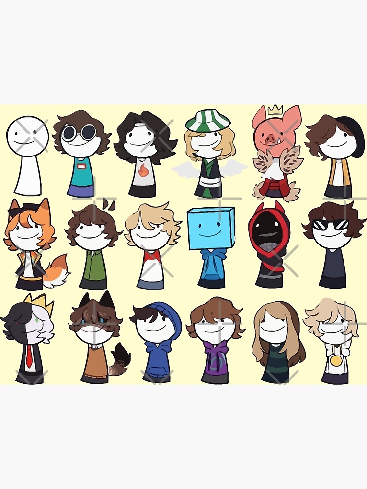 " dream smp all characters" Poster by Wolf-Roar | Redbubble