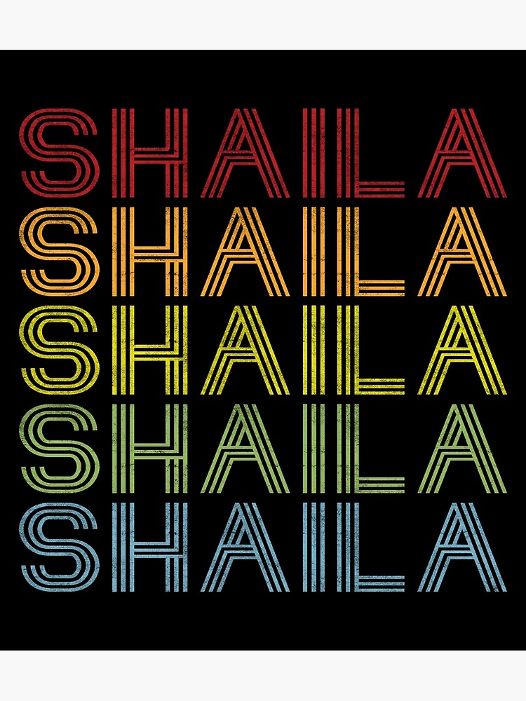 Shaila Name Logo