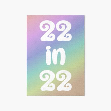 "22 in 22 Rainbow ombre gradient | 22nd Birthday | Turning 22 in 2022 ...