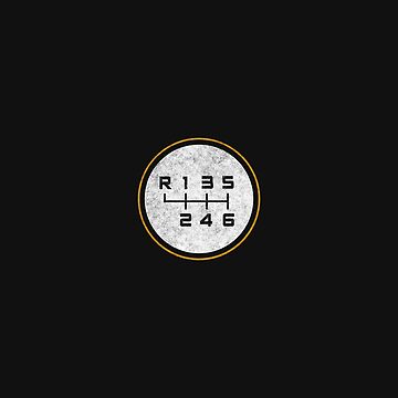 "Grungy Manual Transmission Shift Pattern - 6-speed, Reverse: top left ...