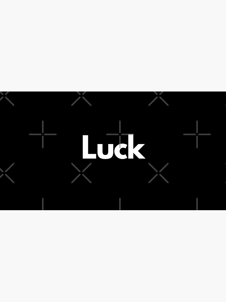 "Luck Quote-Aesthetic Simple Minimal Graphic Text-Minimalist Life ...