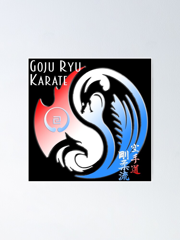 "Goju Ryu Karate Combat Martial Arts Budo Design" Poster by Zanshin-Art ...