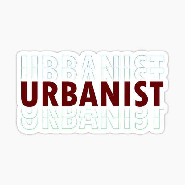 "Urbanist urban planning gift" Sticker for Sale by kerimbayram | Redbubble