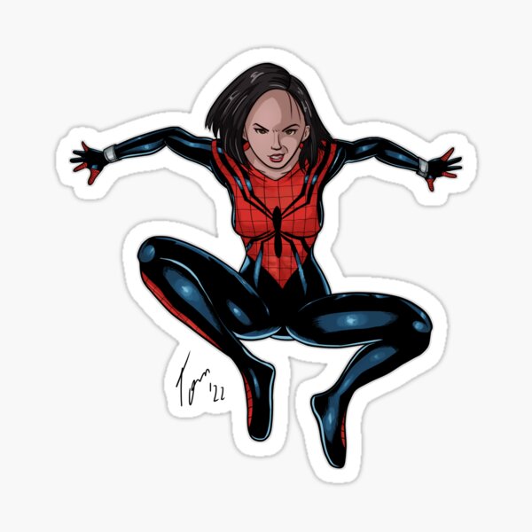 "Spider-Gahyeon" Sticker by PunkerMachine | Redbubble